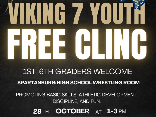 SHS Vikings Wrestling Youth Clinic Information - Spartanburg High School | Spartanburg High ...