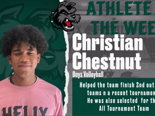Chestnut Named Athlete of the Week - Helix Charter High School | Helix ...
