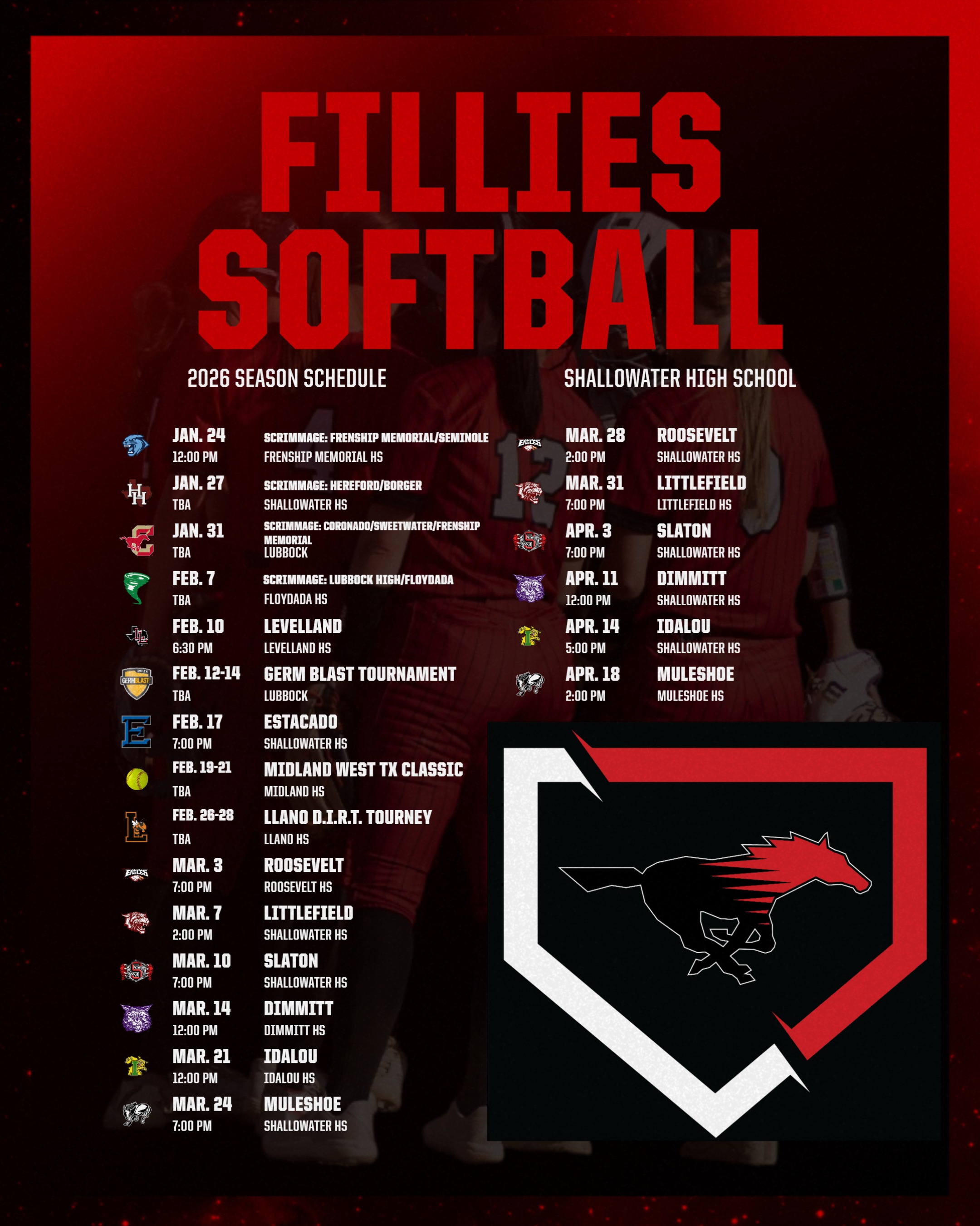 Shallowater High School Softball