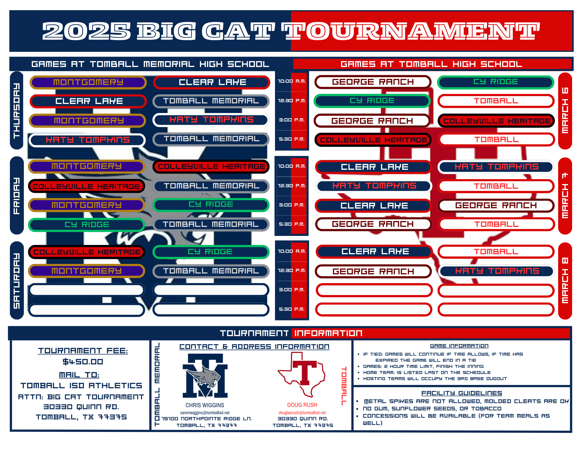 Tomball Memorial High School Baseball