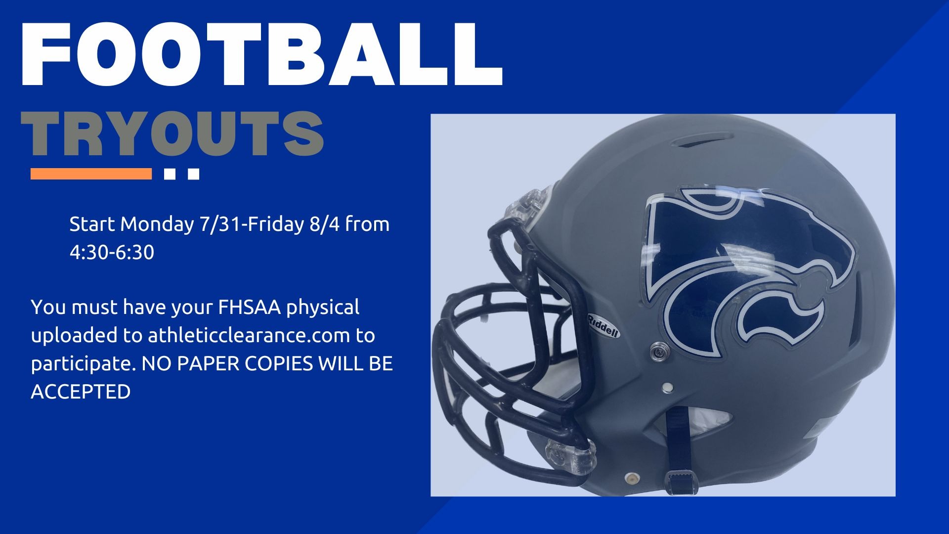 Orange Park Junior High School (Orange Park, FL) Athletics