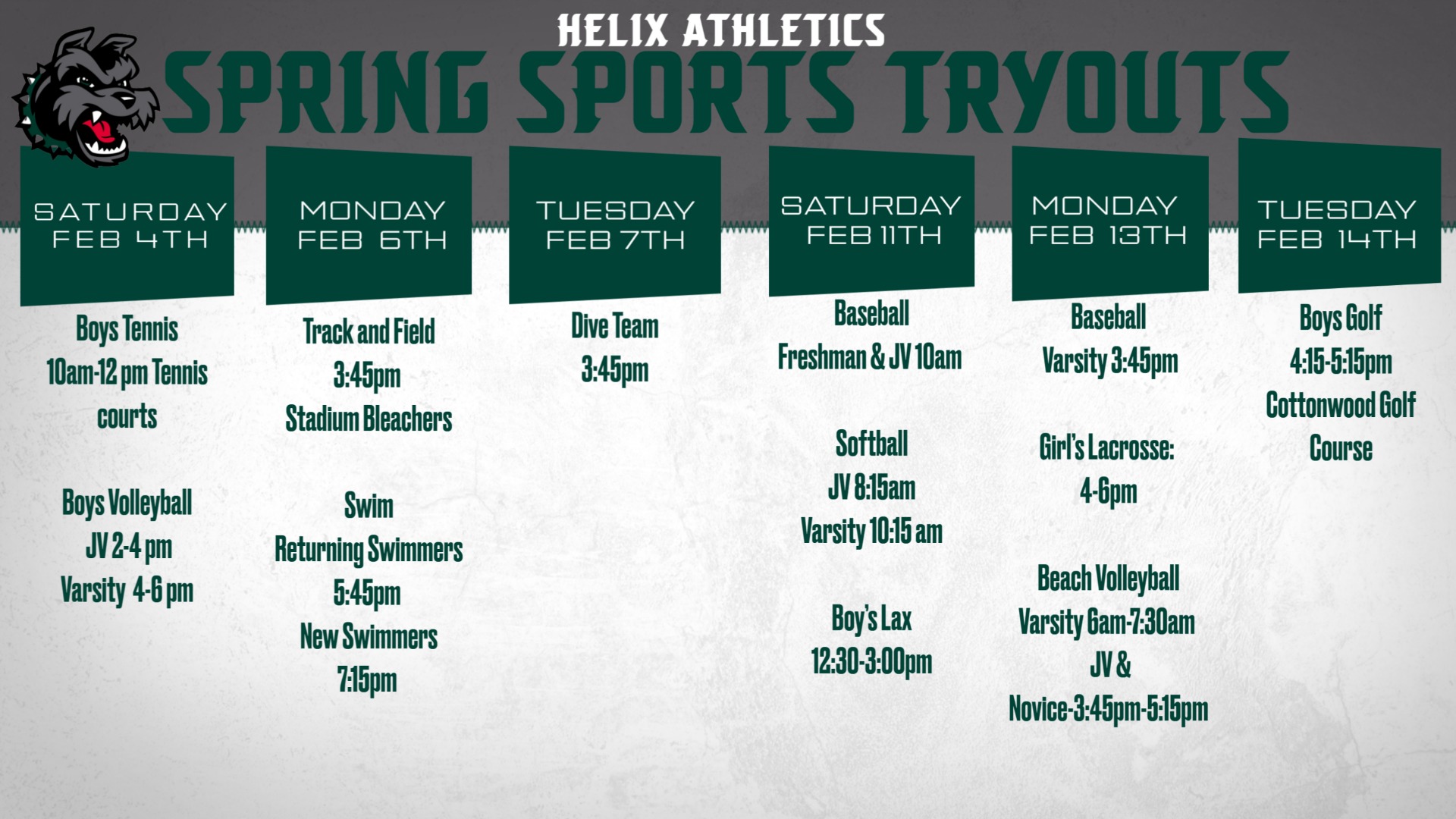 Helix Charter High School (La Mesa, CA) Athletics