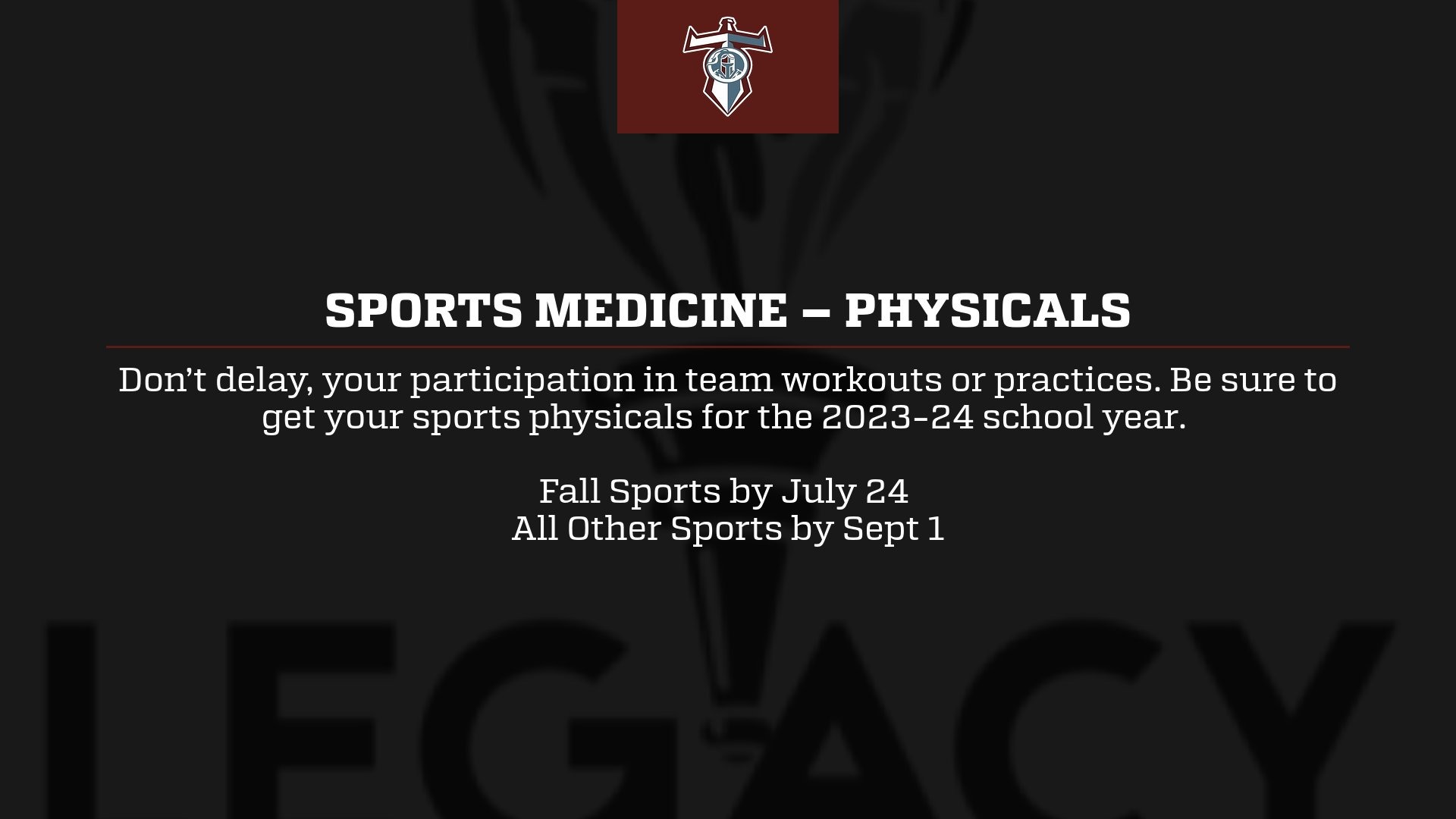 Legacy the School of Sport Sciences (Spring, TX) Athletics