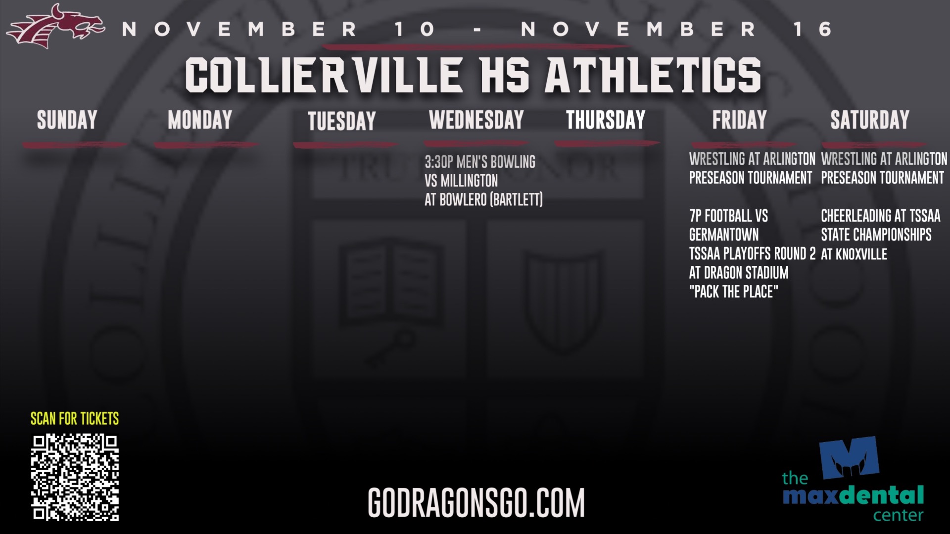 Collierville High School (Collierville, TN) Athletics - Schedules ...