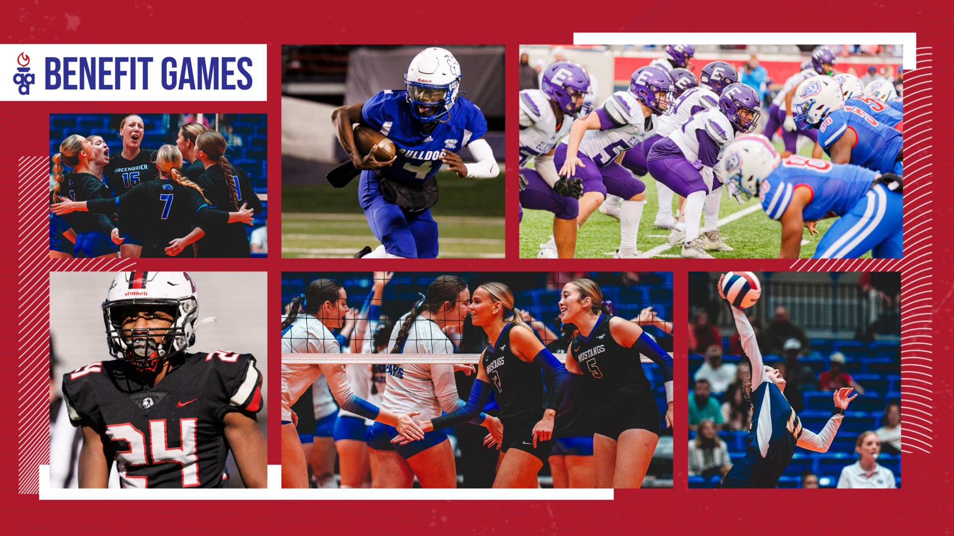 Football & Volleyball Benefit Game Schedules - AAA